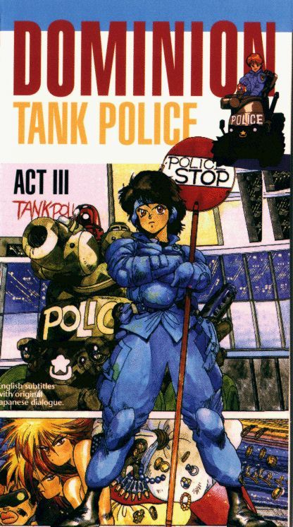 Stephen reviews: Dominion: Tank Police (1988) -- Silver Emulsion Film ...